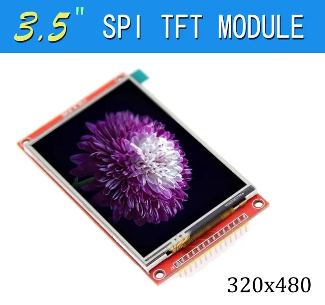3.5 Inch TFT LCD Module With Touch ILI9488 Driver 320X480 SPI Serial Port - ACHardKits