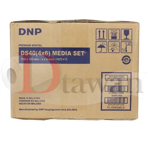 กระดาษ DNP สำหรับปริ้นเตอร์ DNP DS40 ขนาด 4x6นิ้ว ของแท้ 100% กันน้ำ ให้ภาพสีสวยสด คมชัด เก็บภาพ ...