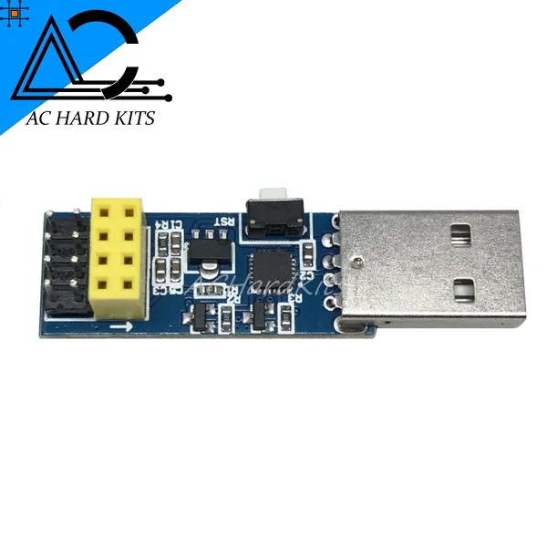 Esp8266 Esp 01 Wifi Module Downloader Esp 01 Ttl Adapter Achardkits