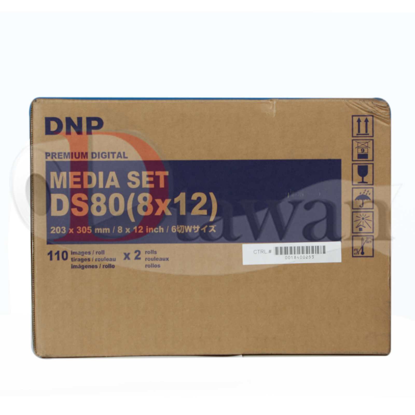 กระดาษ DNP สำหรับปริ้นเตอร์ DNP DS80 ขนาด 8x12นิ้ว ของแท้ 100% กันน้ำ ให้ภาพสีสวยสด คมชัด เก็บ ...